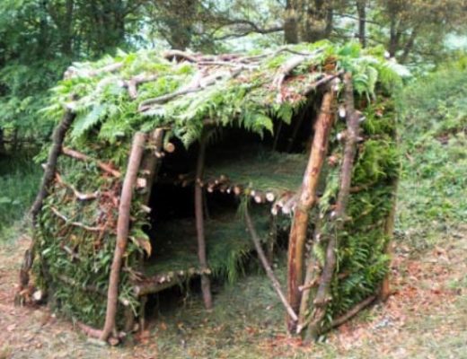 Survivalist Constructs and Sleeps in Over 100 DIY Survival Shelters ...